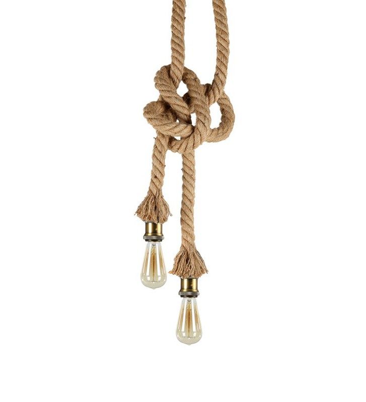 Lámpara Colgante Maroma Doble vintage — Ivintage Online