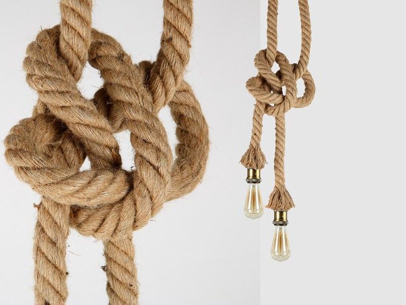 Lámpara Colgante Maroma Doble vintage — Ivintage Online