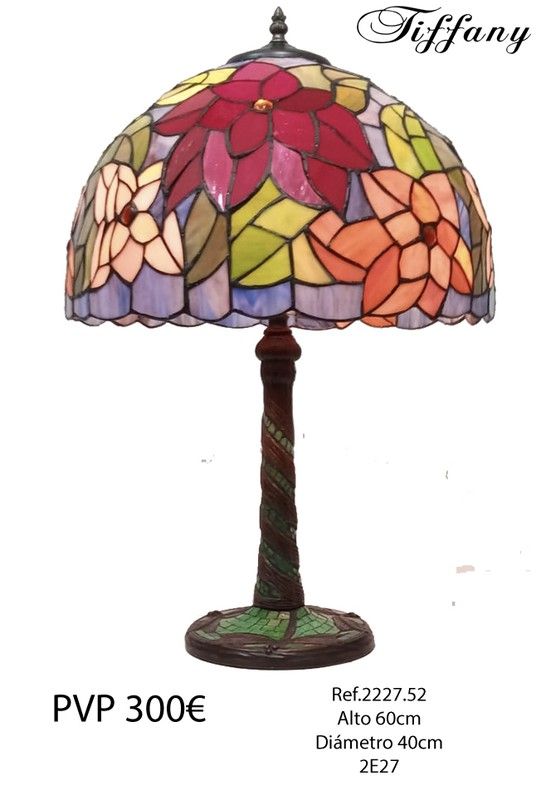 Lámpara de mesa mayor Tiffany Serie Güell — Ivintage Online Lámpara de mesa mayor Tiffany Serie Güell — Ivintage Online